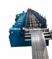 China hydraulic cutting machine Scaffolding Walk Board Roll Forming Machine with punching die for sale