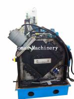 China hydraulic cutting machine Scaffolding Walk Board Roll Forming Machine with punching die for sale