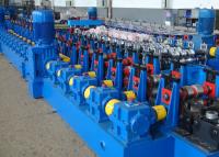 China Good Quality PLC Control Rack Channel Roll Forming Machine With High-grade 45# Steel Roller for sale