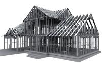 China Light Gauge Steel Framing Machines Blue Color For Structure Houses for sale