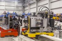 China PLC Control System Rack Upright Roll Forming Machine Wholesale for sale
