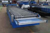 China Corrugated Color Steel Roof Panel Roll Forming Machine for sale