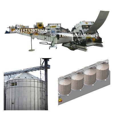 China silo line / grain bin silo corrugated panel making machine for sale