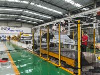 China grain silo sidewall / corrugated panel making machine for sale