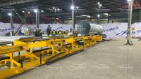 China corrugated steel pipe mill / metal corrugated culvert pipe machine for sale