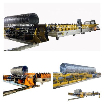 China Metal Spiral Corrugated Pipe Roll Production Line for sale