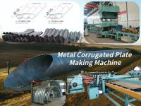 China Roll Forming for (CS) Line | Corrugated Steel Pipe Production Line| corrugated culvert pipe machine for sale