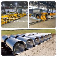 China CSP production line, Metal spiral corrugated culvert pipe machine, Helical lockseam corrugated metal pipe mill for sale