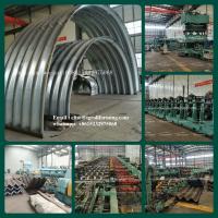 China Corrugated Steel Pipe Culvert equipment , Box culvert making machine , CSP culvert pipe equipment for sale