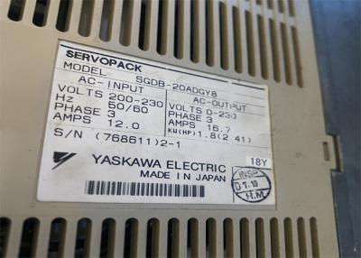 China Yaskawa New Ac Servo Amplifier SGDB-44ADGY8 Voltage 200-230V for sale