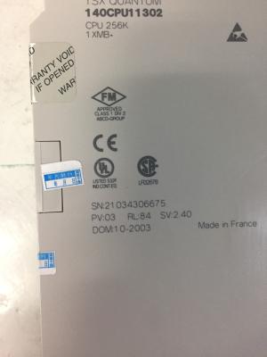 China Durable Modicon Quantum PLC CPU With Built  In Executive Memory 140CPU11302 for sale