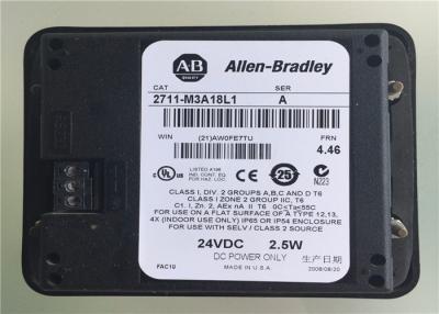 China FRN 4.46 24 Vdc 2.5 W HMI Touch Screen Allen Bradley Panelview 300 Micro 2711-M3a18l1 for sale