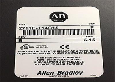 China 2711E-T14C15 Allen Bradley Panelview 1400 Operator Interface Terminal  REV B FRN 5.15 for sale