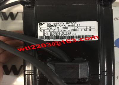 China Yaskawa AC Industrial Servo Motor  SGMAH-04A1A-HL11 400W  200V for sale