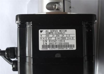 China Current 2.0A Servo Motor Industrial , 200W AC Servo Motor SGMPH-02AAA21 for sale