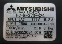 China IP65 3 Phase Industrial Servo Motor 0.5kw 3000r / Min Rated Speed HC-MFS43-S24 for sale