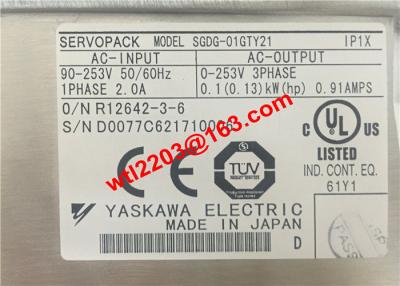 China 50/60HZ Industrial Servo Drives YASKAWA SGDG-01GTY21 SERVOPACK Brand New for sale