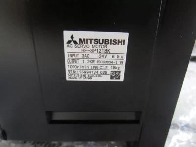 China 1.2KW HF-SP Series HF-SP121B MITSUBISHI Industrial AC SERVO MOTOR HF-SP121BK NEW for sale