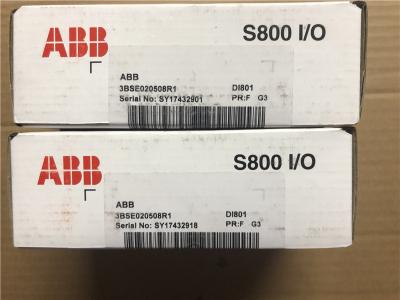 China ABB DI801 S800L I/O Module 3BSE020508R1 Digital Input Module 24V dc, 1x16 chanels for sale