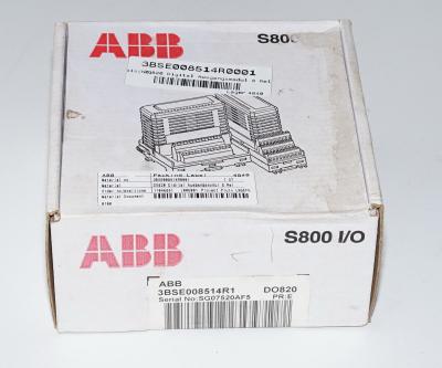 China ABB S800 I/O 3BSE008514R1 DO820 OUTPUT MODULE DIGITAL RELAY FACTORY SEALED for sale