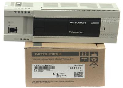 China PLC Programmable Logic Controller Mitsubishi, FX3GE-40MT/ESS, PLC, 24 IN, 16 OUT, Transistor, 100-240VAC for sale