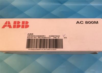 China ABB CI867 3BSE043660R1 10/100 Mbit/s (Ch1), 10 Mbit/s (Ch2) Digital I O Module for sale