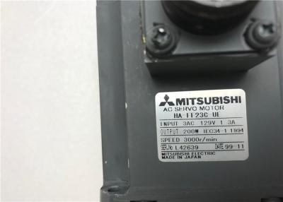 China Mitsubishi 200W AC SERVO MOTOR HA-FF23C-UE 3AC 129V 1.3A 3000 rpm in stock for sale