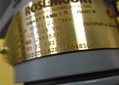 China Rosemount 3051TG In-Line Pressure Transmitter 3051TG1A2B21BB4M5E5  -14.7 to 30PSI for sale
