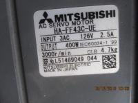 China Mitsubishi 400W AC SERVO MOTOR HA-FF43C-UL 126V 2.5A NEW in stock for sale