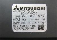 China Medium inertia power motor Mitsubishi Industrial Servo Motor 1.0kw 3000r/min HC-SFS103B for sale