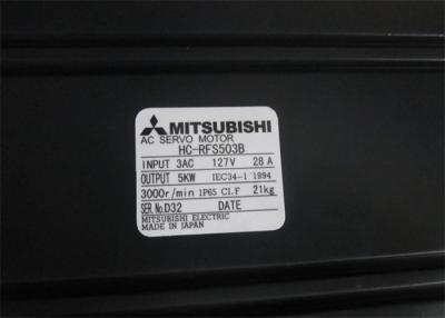China 5.0kw 3000r/min Ultra low inertia medium power motor Mitsubishi Industrial Servo Motor HC-RFS503B for sale