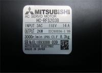 China Mitsubishi Industrial Servo Motor 2.0kw.3000r/min.HC-RFS203B Ultra low inertia medium power motor for sale