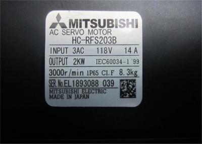 China Mitsubishi Industrial Servo Motor 2.0kw.3000r/min.HC-RFS203B Ultra low inertia medium power motor for sale