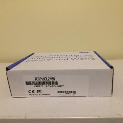 China IC694MDL240 GE PLC Controller Discrete Input Modules 120 VAC Input 16 Points Original for sale