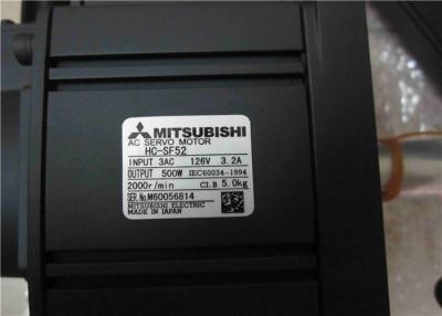 China Mitsubishi Industrial Servo Motor HC-SF52 5KW 2000RPM HC SERIES for sale