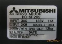 China HC-SF202 2KW Mitsubishi Industrial Servo Motor  HC SERIES 200-230VAC 3-Phase for sale