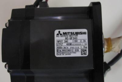 China Mitsubishi 400W Industrial AC Servo Motor HC-UF43 Speed 3000rpm NEW in stock for sale