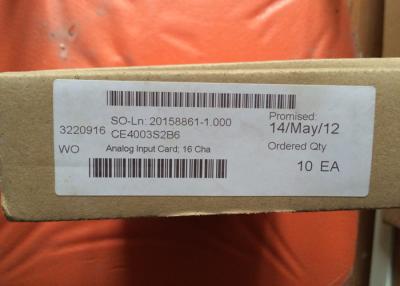 China EMERSON Power Supply Module KJ3223X1-BA1 VE4003S2B6 12P2871 DELTAV 16-CH 4-20mA HART for sale