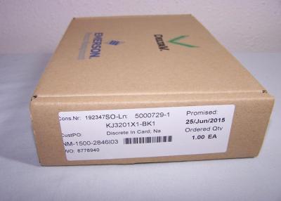 China Emerson DeltaV Redundant Module KJ3201X1-BK1 SE4001S2T2B1 DI 8-CHANNEL NAMUR CARD for sale