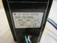 China Yaskawa AC SERVO MOTOR SGM Series 200V 0.89A SGM-02U3B2L Industrial Servo Motor for sale