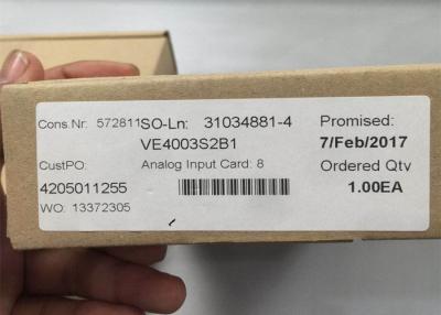 China EMERSON DELTAV Analog Input Card VE4003S2B1, 8 Ch, 4-20mA, HART, SERIES 2 NEW for sale