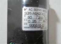 China Industrial Servo Motor Yaskawa 80W 200V 0.7A AC SERVO MOTOR SGM-A8A3TA11 for sale