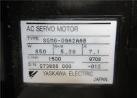 China Yaskawa New AC Servo Motor Industrial Servo Motor  7.1A 850W SGMG-09A2AAB for sale