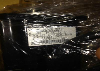 China YASKAWA SGMAH Sigma II SGMAH-02AAA21 AC SERVO MOTOR 200W 2.1A 0.637N.m for sale