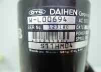 China Nidec Industrial Sankyo OTC DAIHEN AC SERVO MOTOR W-L00694 S11HM04 110W NEW for sale