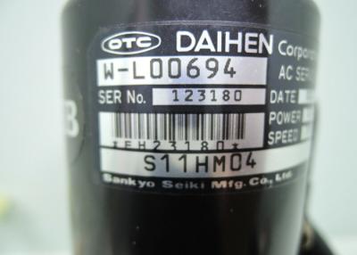 China Nidec Industrial Sankyo OTC DAIHEN AC SERVO MOTOR W-L00694 S11HM04 110W NEW for sale