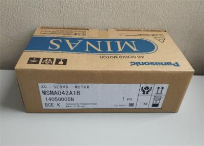 China Industrial AC Servo Motor 106V 3000RPM Panasonic 0.4KW,2.5A 200Hz,116V,MSMA042A1B for sale