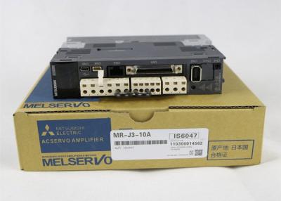 China 100W MITSUBISHI Industrial AC Servo Motor Drive MR-J3-10A Amplifier 170V 0-360HZ 1.1A for sale