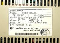 China Yaskawa Electric Sgdb-30adg Servopack 200/230v Fase 3 12a 4.13 Hp Industrial Servo Drives for sale