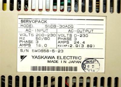 China Yaskawa Electric Sgdb-30adg Servopack 200/230v Fase 3 12a 4.13 Hp Industrial Servo Drives for sale